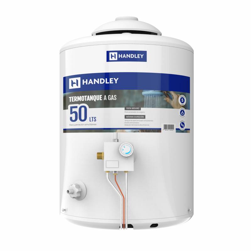 Termotanque a Gas Handley 50 Lts en cuotas sin interés | Supermercados ...